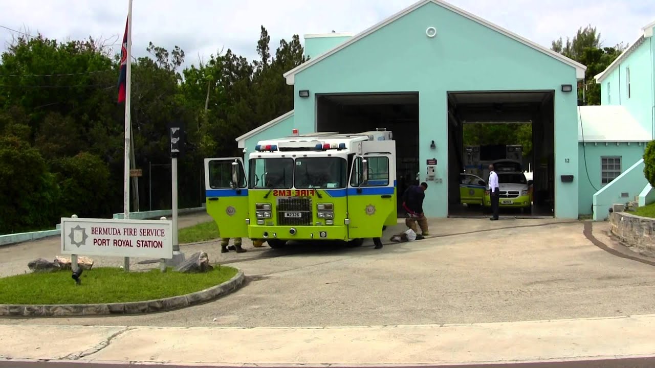 Bermuda Fire Service Port Royal Station 2 - YouTube