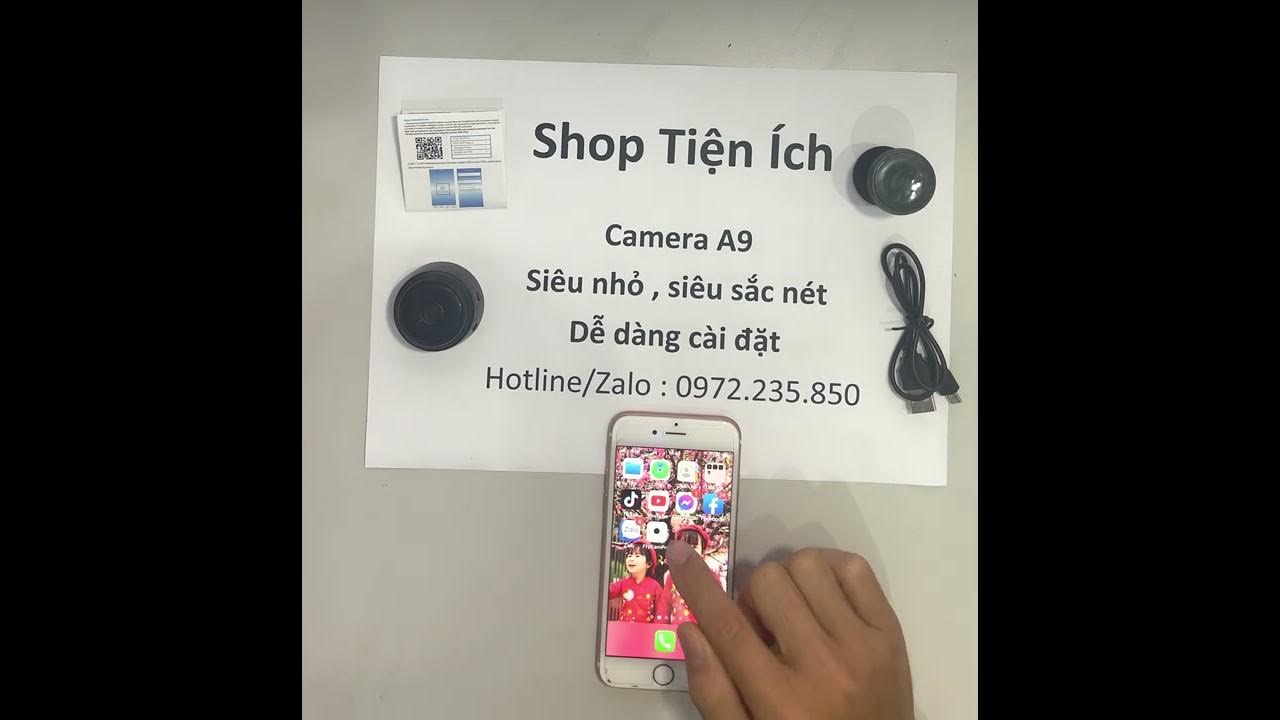 Hướng Dẫn Cài đặt Camera A9 Trên điện Thoại Iphone Với Phần Mềm