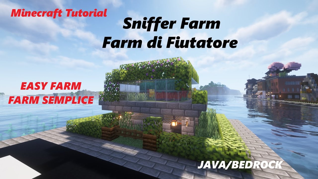 Minecraft Tutorial SNIFFER FARM infinite, afk super easy - Farm di ...