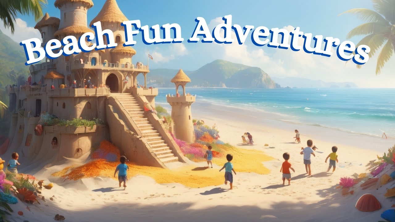 Beach Adventures Song for Kids | Explore the Ocean, Build Sandcastles ...