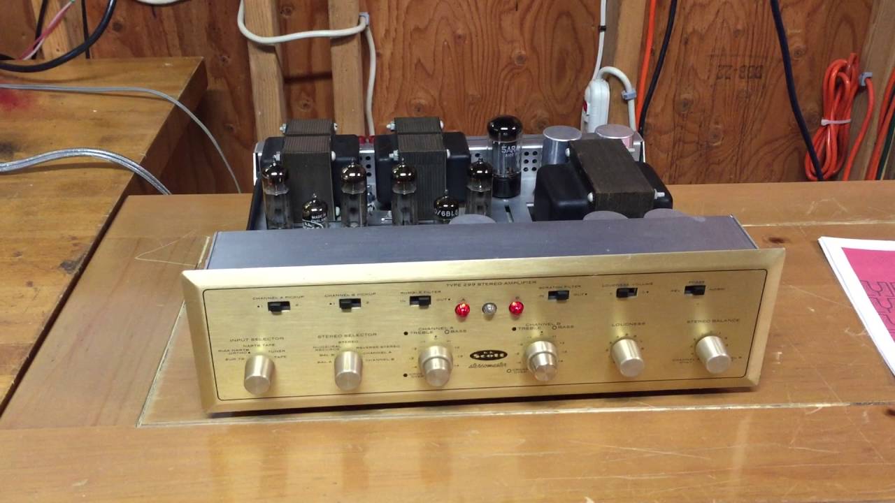 Scott 299a Integrated Tube Amplifier - Jimmyvp1 - YouTube