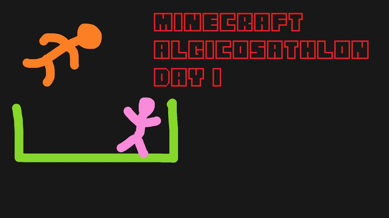 Minecraft Algicosathlon Day 1 - YouTube