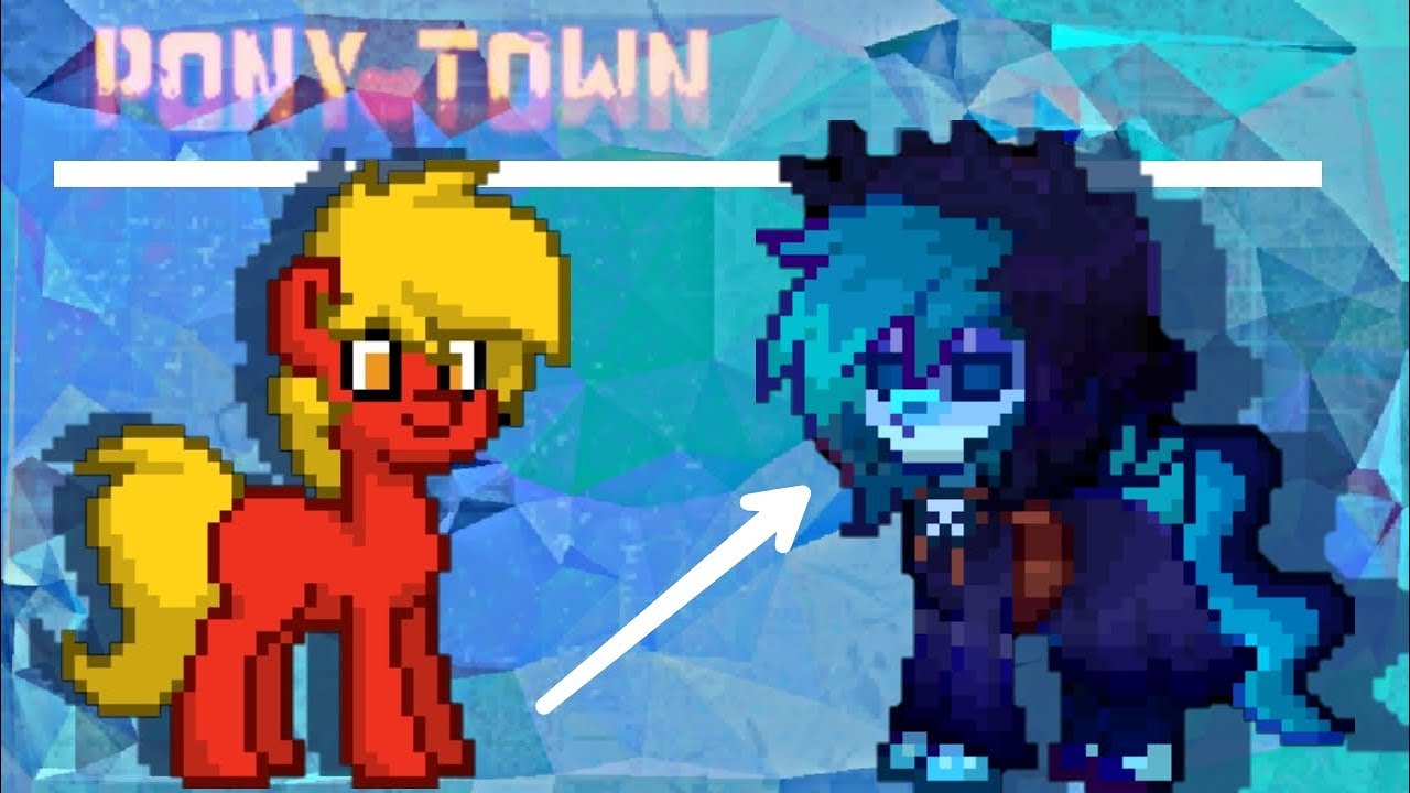 Como hacer a Reaper Sans | Pony Town - YouTube