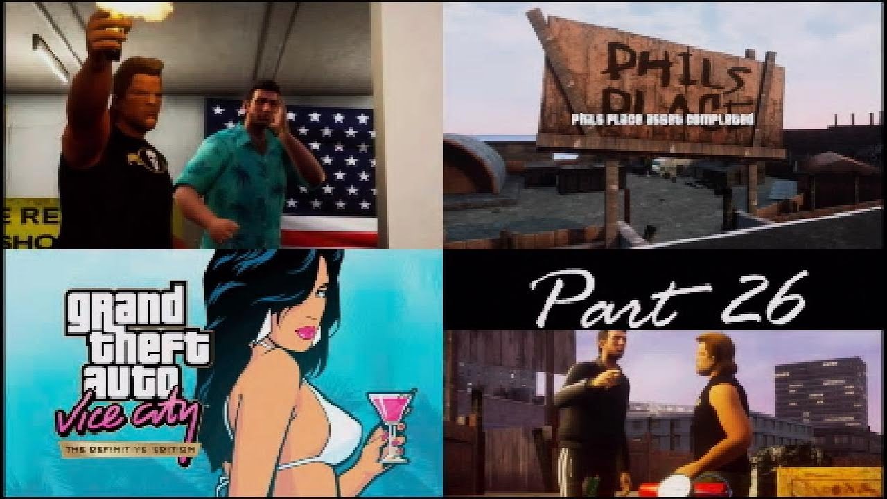 GTA: Vice City DE - Phils Place Asset Missions - Gun For Hire Trophy - Platinum Walkthrough Part ...