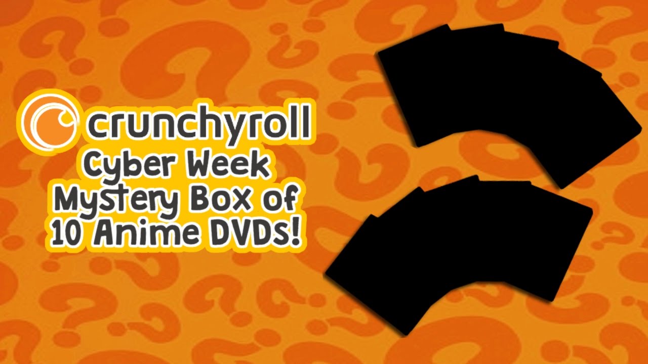 CrunchyRoll Cyber Week DVD Unboxing Dec 2016 - Anime Mystery Box - YouTube