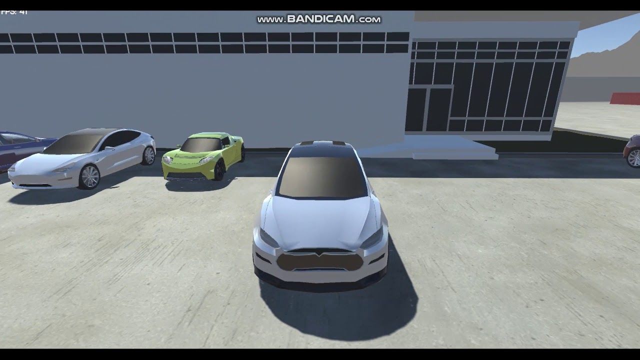 tesla sim (car simulator) - YouTube