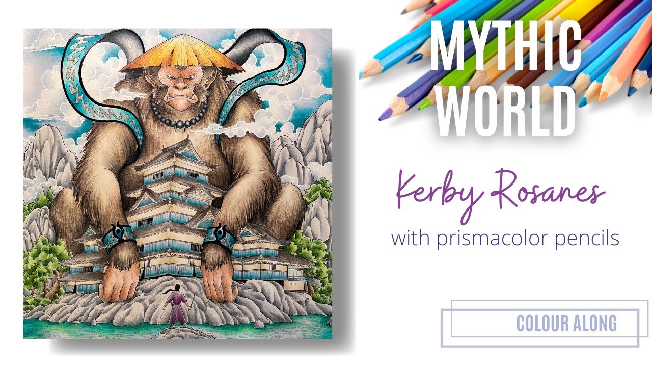 Colour along | Mythic World by Kerby Rosanes - YouTube