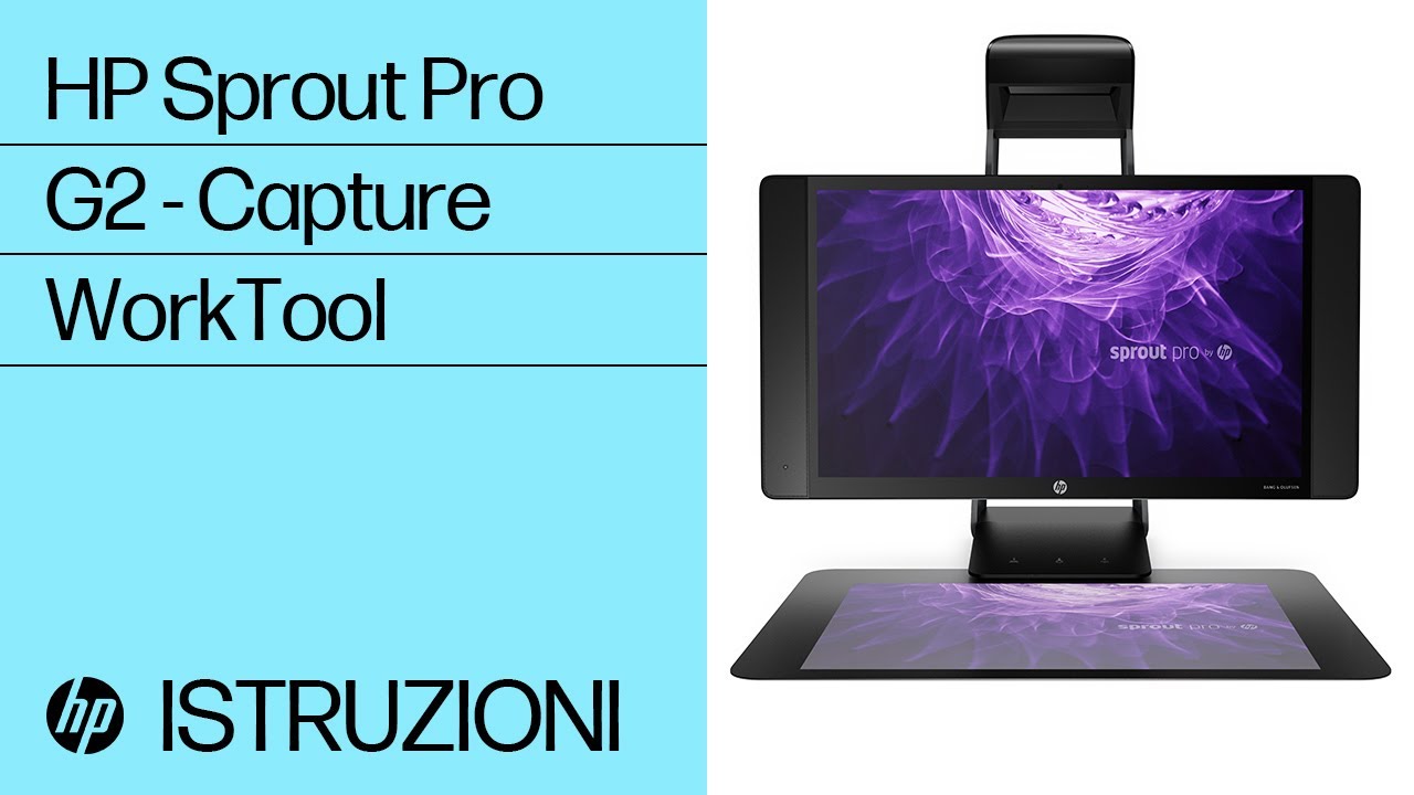 HP Sprout Pro G2 - WorkTool Capture | HP Support - YouTube