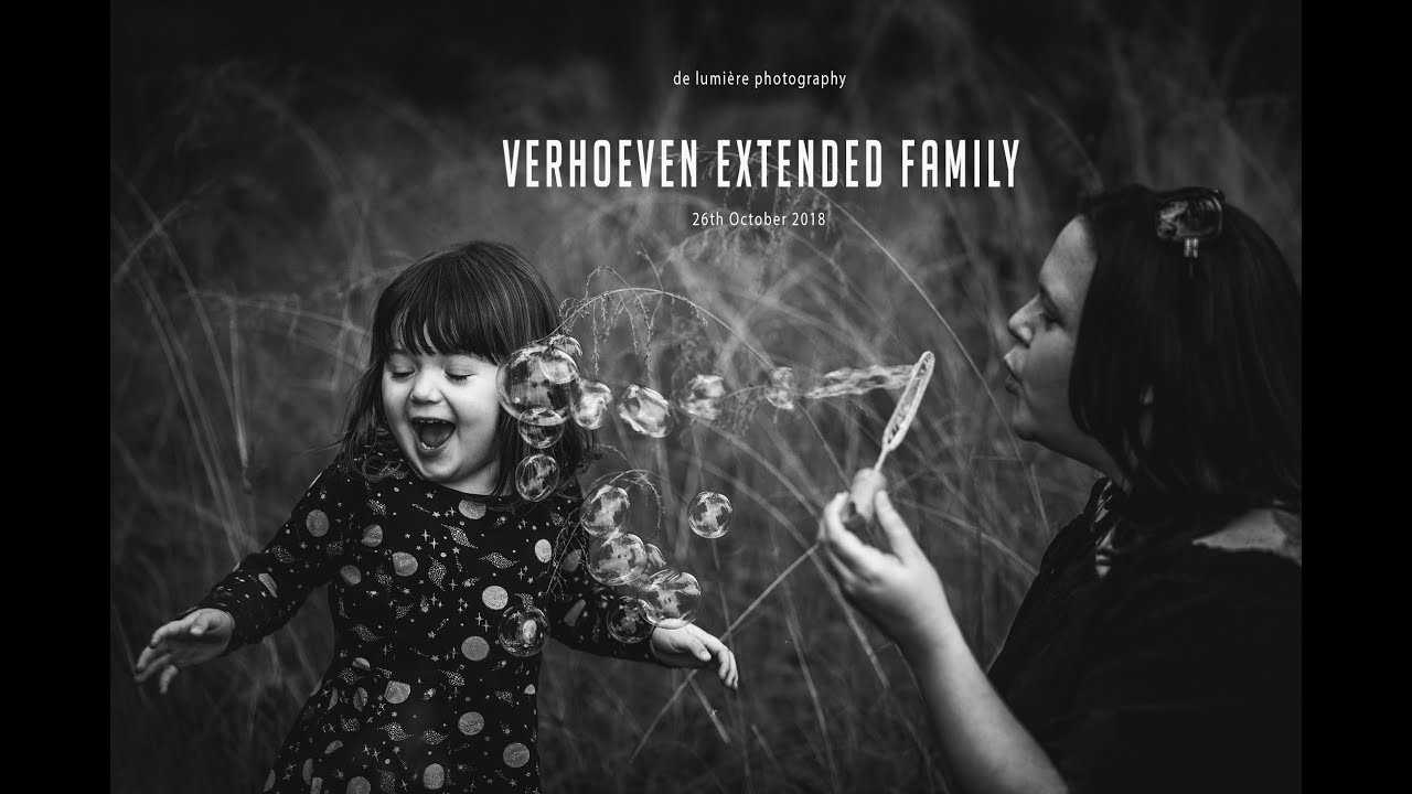 Verhoeven Extended Family Portrait Session - YouTube