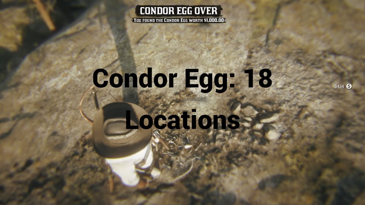 Condor Egg: 18 Locations - YouTube