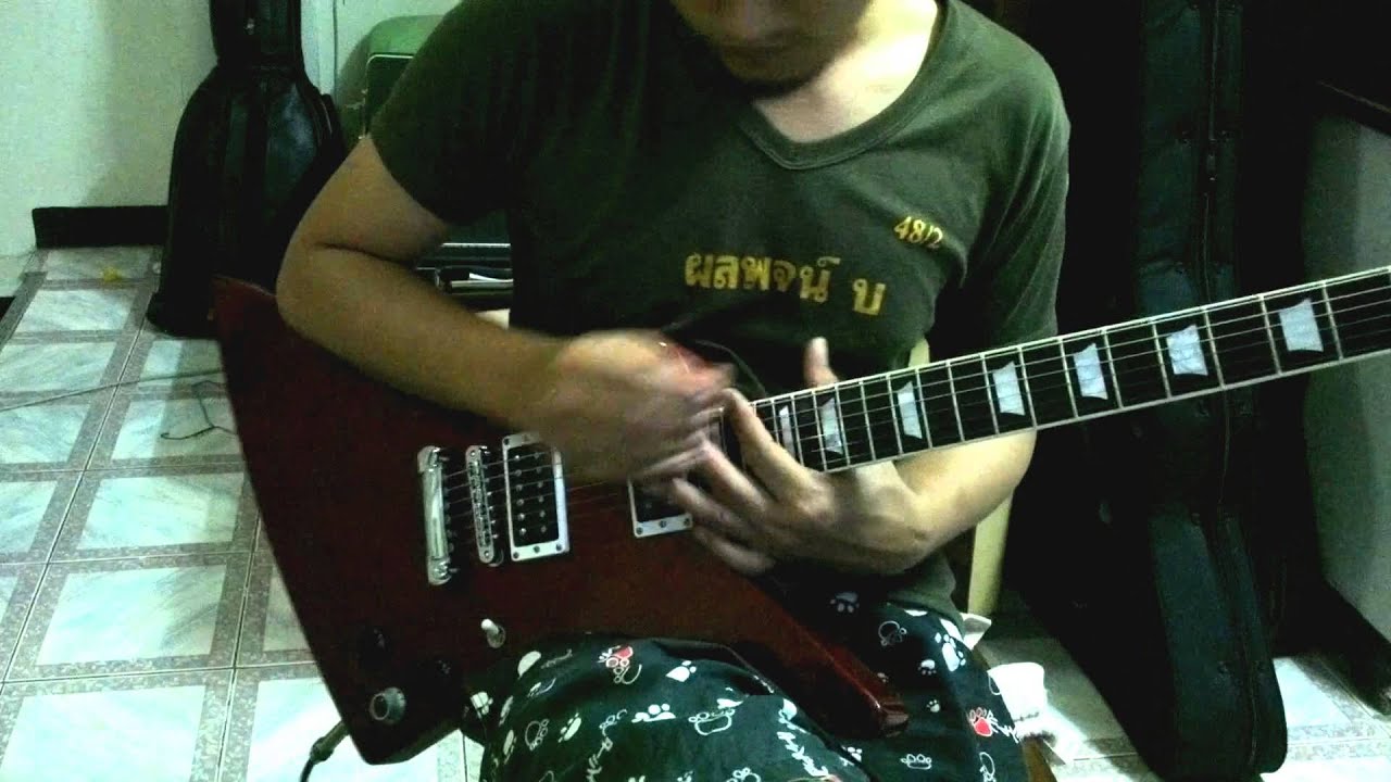 Gibson explorer robot solo for the love of god - YouTube