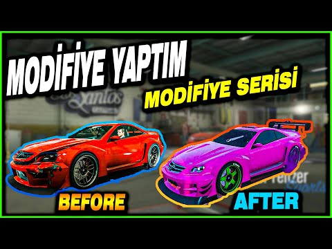 GTA 5 STORY MODE | ARABA MODİFİYE ETTİM - ARABA MODİFİYE ETME YERİ - MODİFİYE ARAÇ SERİSİ #1