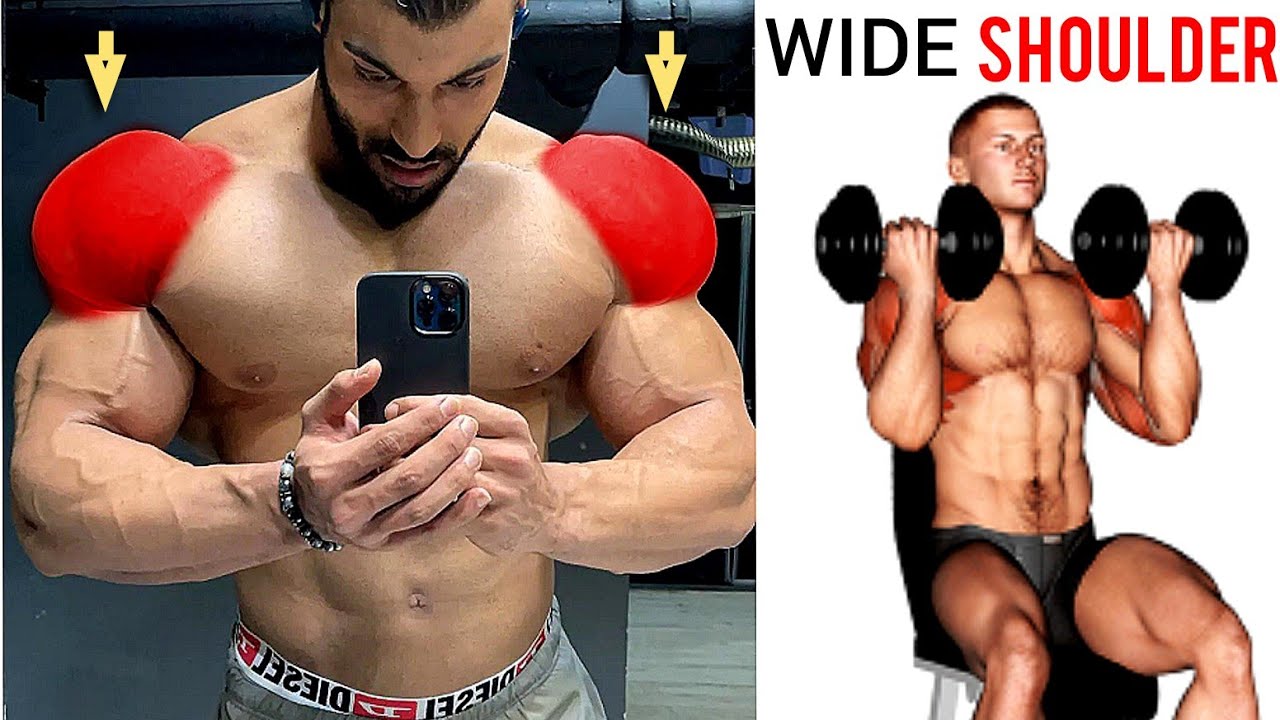 5 Exercises Shoulder to Build Wider Shoulders ( gym workout ) - YouTube
