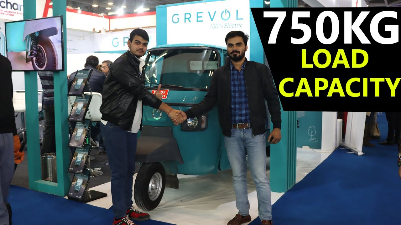 Grevol 750 KG Load Capacity electric auto | EV India Expo 2021 | | EV ...