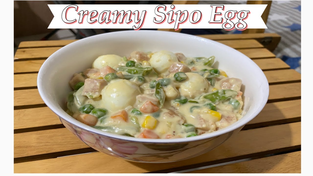 HOW TO COOK CREAMY SIPO EGG - YouTube