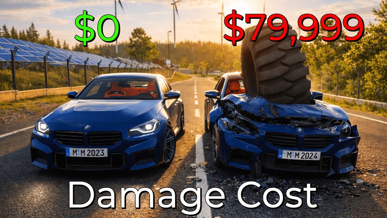 Realistic Crashes BeamNG Drive Damage Cost BMW M2 G87 3.0 AT | Epic ...