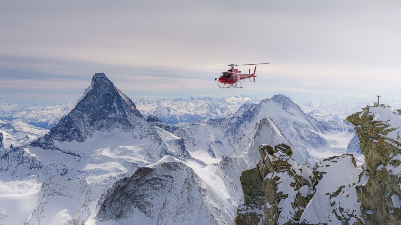 Zermatt, Switzerland - Air Zermatt - helicopter flight around the ...