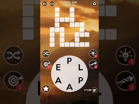 Wordscapes Level 188 | Answers - YouTube