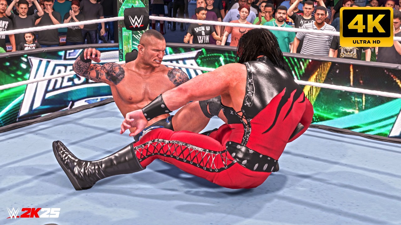WWE 2K25 - Randy Orton vs Kane | No Holds Barred Match at WrestleMania ...