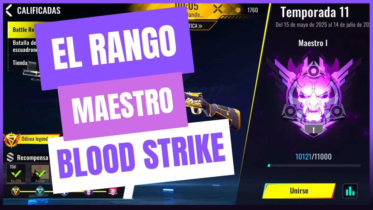 Rango Maestro: Solo para los que Aguantan el Ritmo en Blood Strike ...