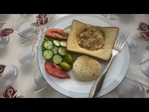 Omelette cheese toast & Nutella toast(Quick and delicious breakfast ...
