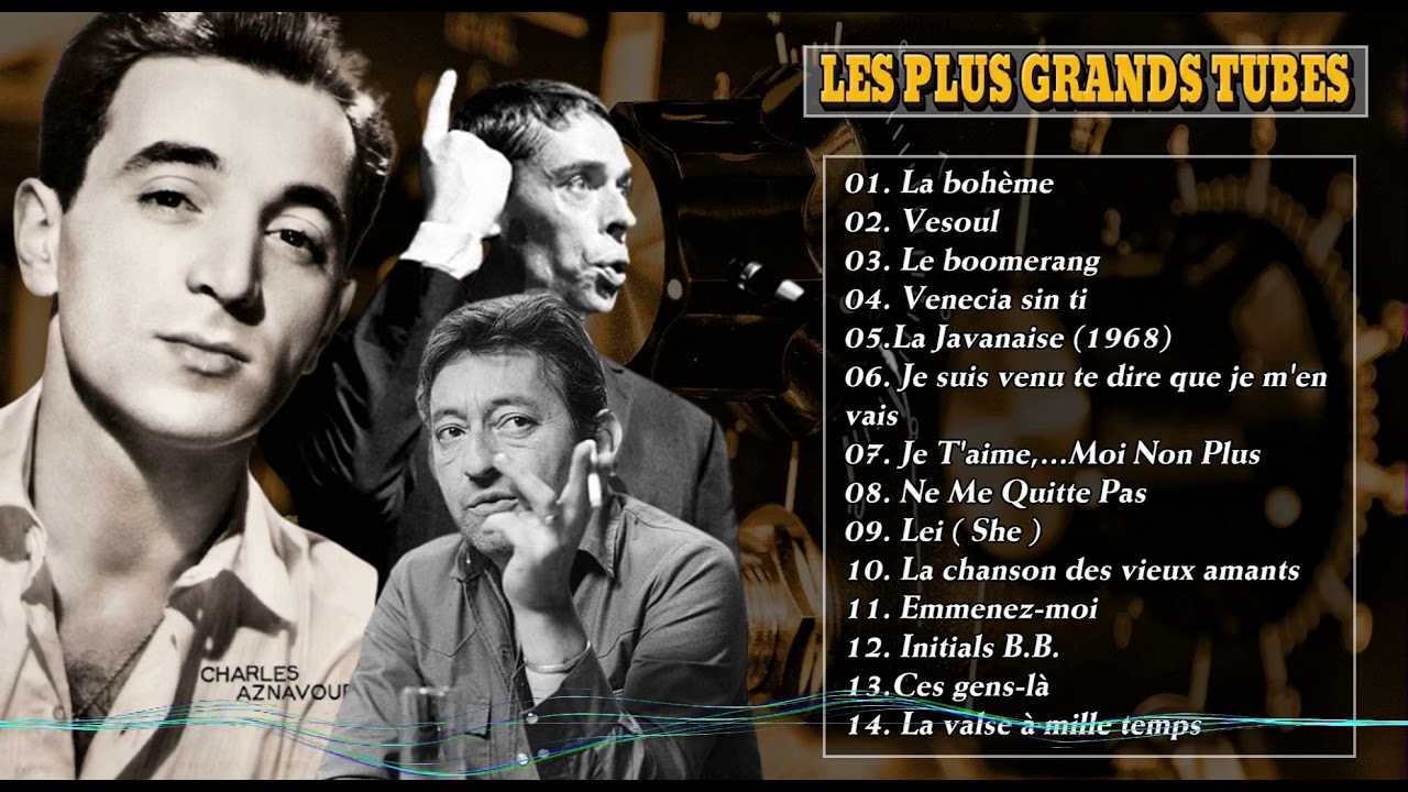 Charles Aznavour ,Jacques Brel,Serge Gainsbourg: Best of full album ...