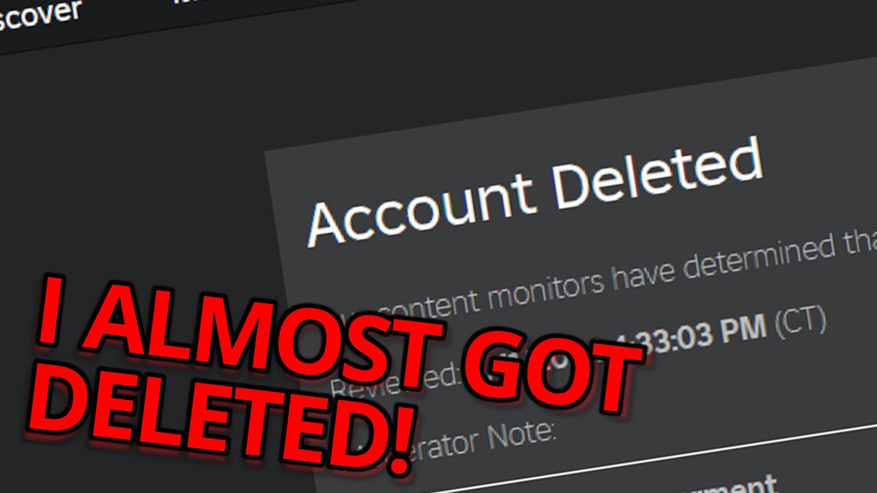 My account almost got TERMINATED on Roblox. - YouTube