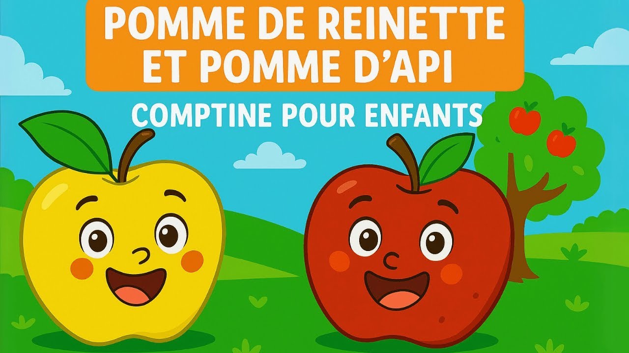 Pomme de reinette et pomme d’api 🍎 | Comptine pour enfants | Chanson ...