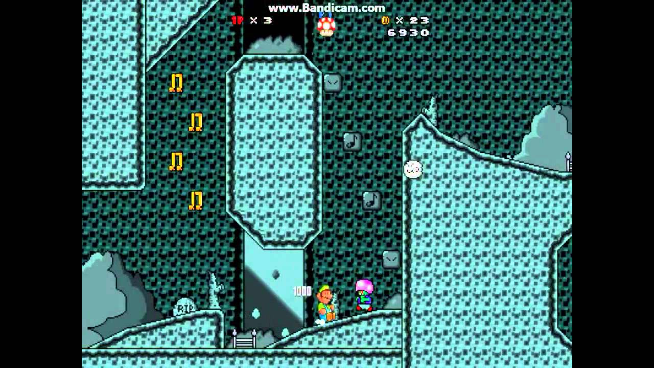 SMBX Custom Level - Traverse the Graveyard! - YouTube