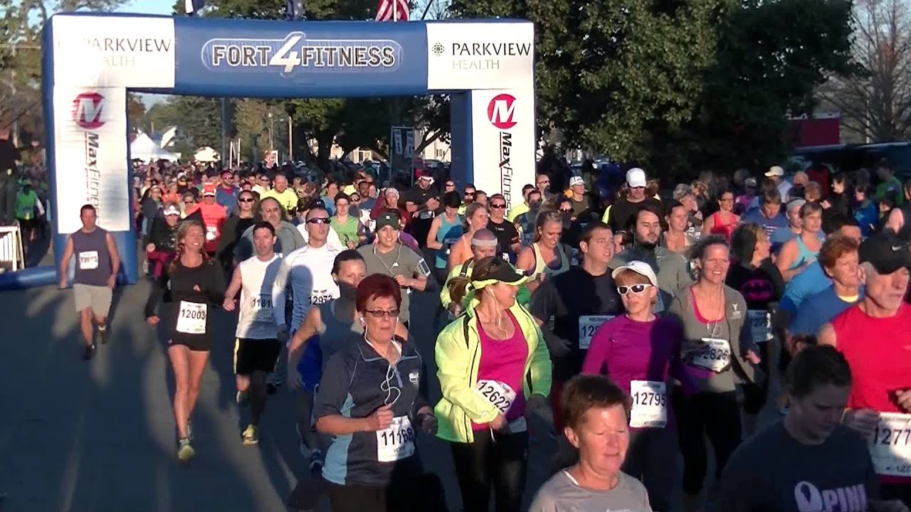 Start of 2013 Fort4Fitness Half Marathon - September 28, 2013 - Fort ...