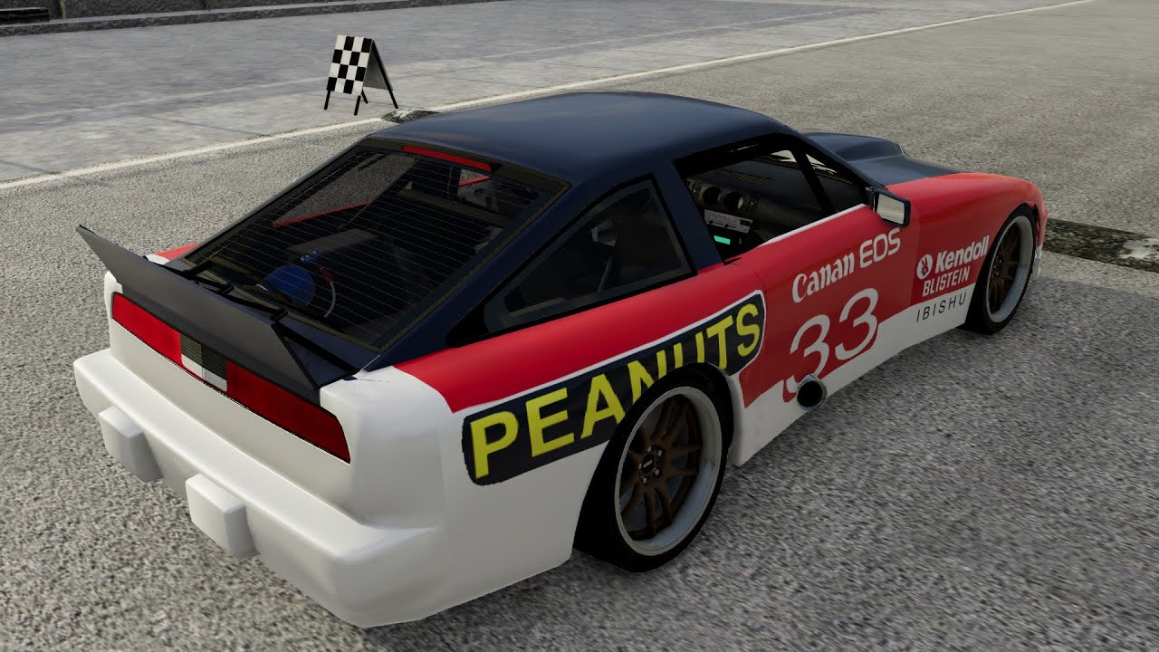 Endurodrome Chase - Ibishu 300BX IMSA Race Car (BeamNG.drive) - YouTube