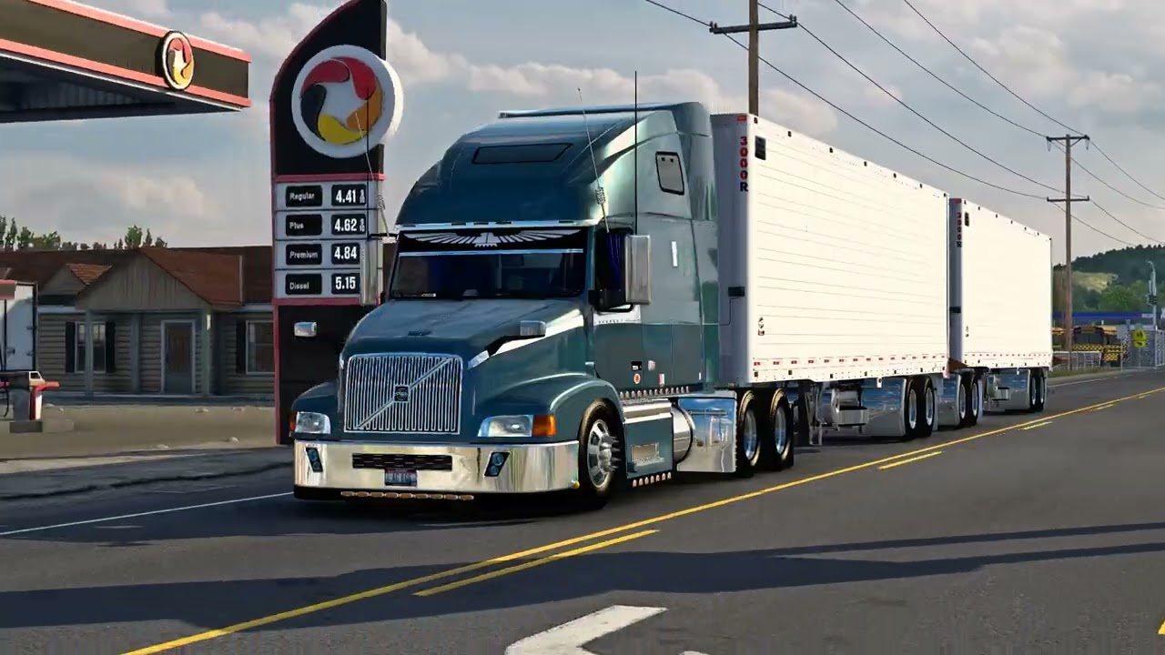 VOLVO VNL 660 POR MINES TRUCKING FULL UTILITY POR ALFONSO CABRERA - YouTube