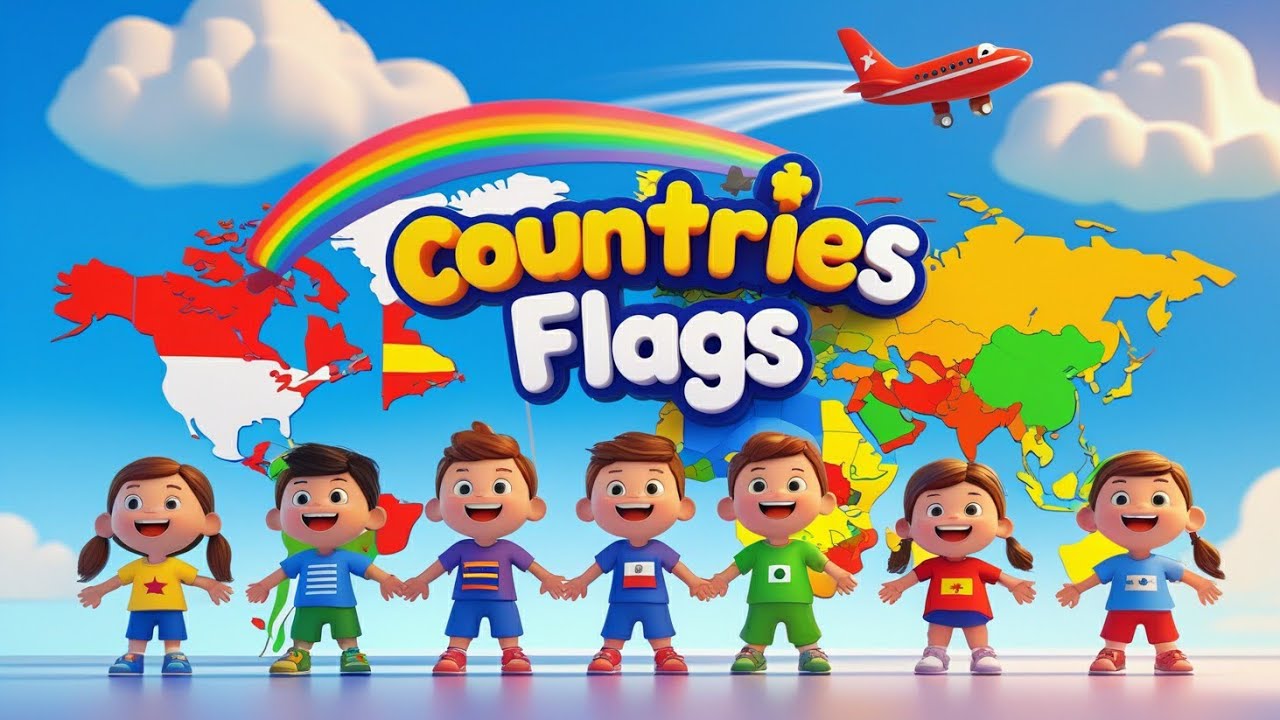 Sing & Learn! 🎵 Countries & Flags of the World | Geography for Kids ...