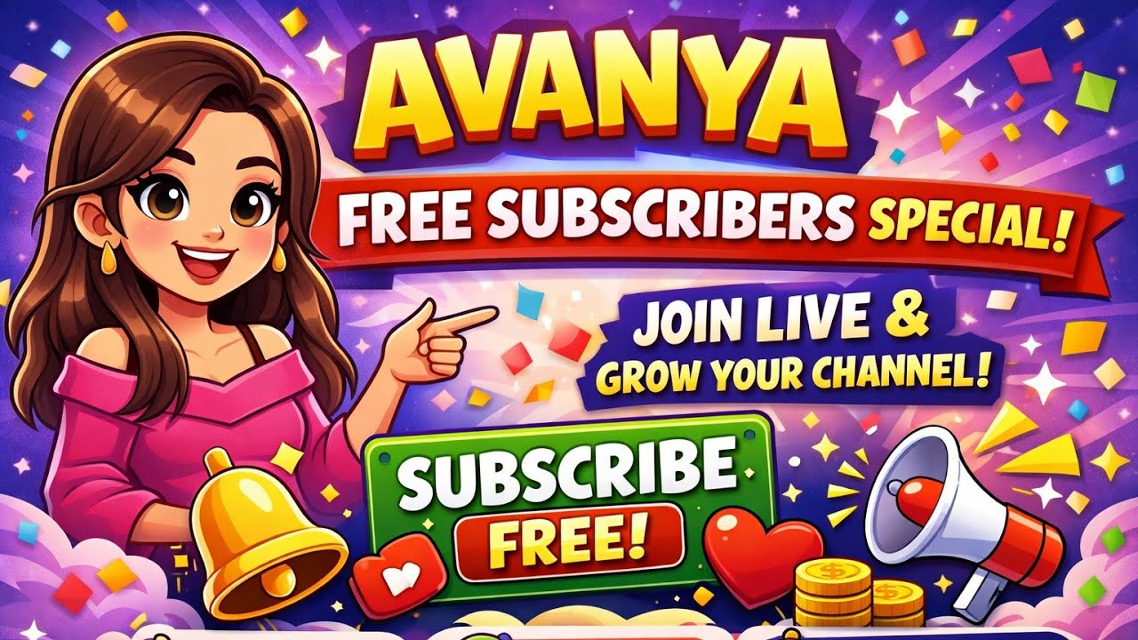Avanya Live Stream 💖 | Daily Life Talk | Free Subscriber - YouTube