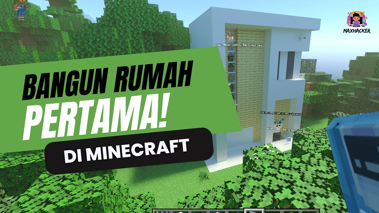 Membuat Rumah Pertama di Minecraft! | Petualangan Pertama di Dunia Blok ...
