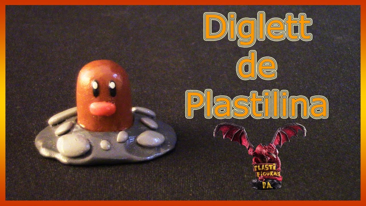 Como Hacer a Pokémon Diglett de Plastilina/How to Make Diglett with ...