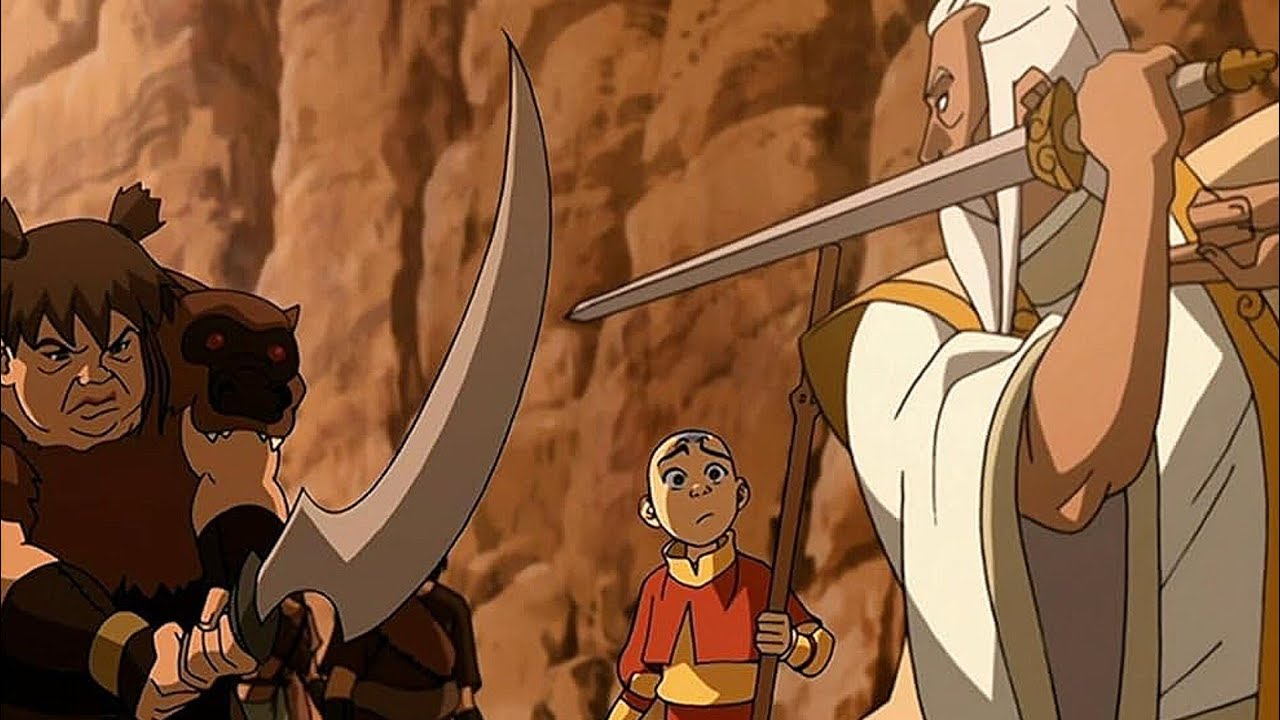 Aang & His Team Guide Two Earth Kingdom Tribes Through A Canyon - ATLA ...