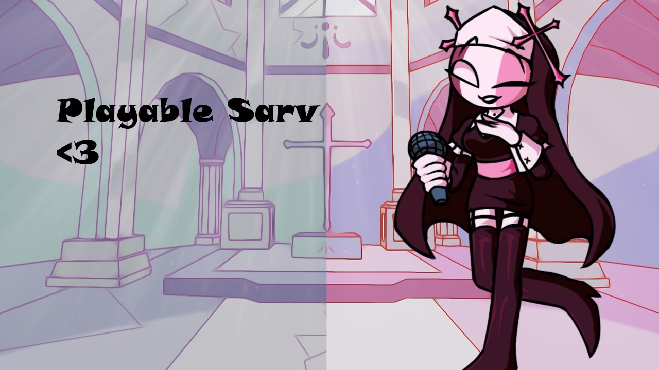 FNF - Playable Sarvente Showcase! - YouTube