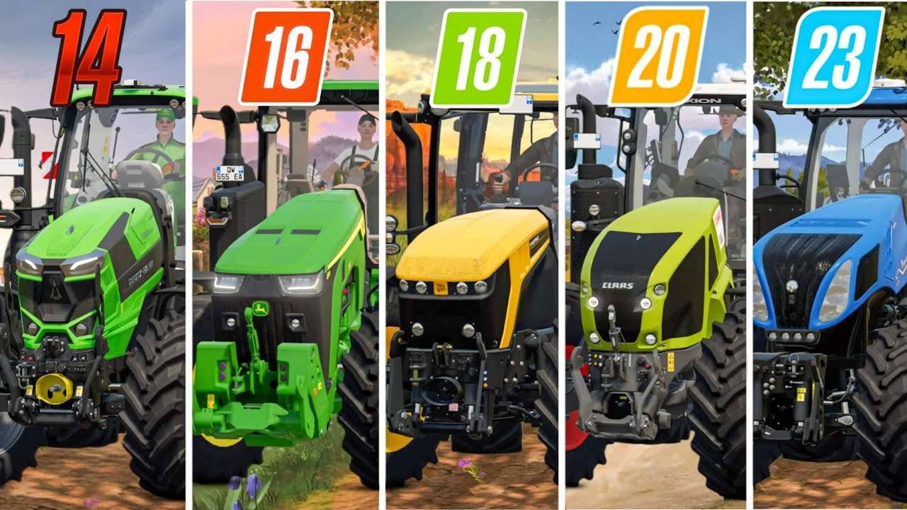 Fs14 vs Fs16 vs Fs18 vs Fs20 vs Fs23 | Graphic Compare | Timelapse ...