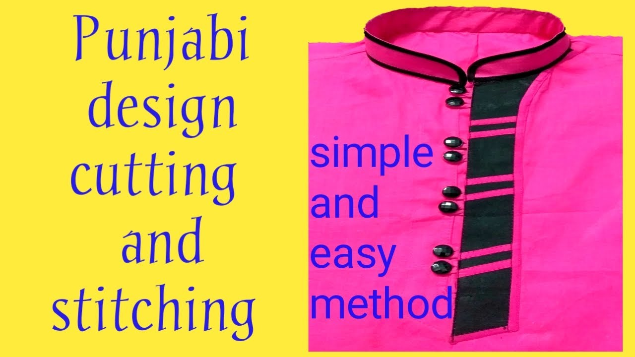 New design|punjabi kurta stitching - YouTube