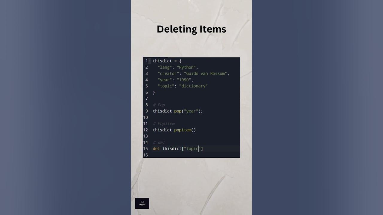 Learn Python In 30 Days Day 18 Dictionary Part 2 Pythonpythonin30daysdictionaryinpython