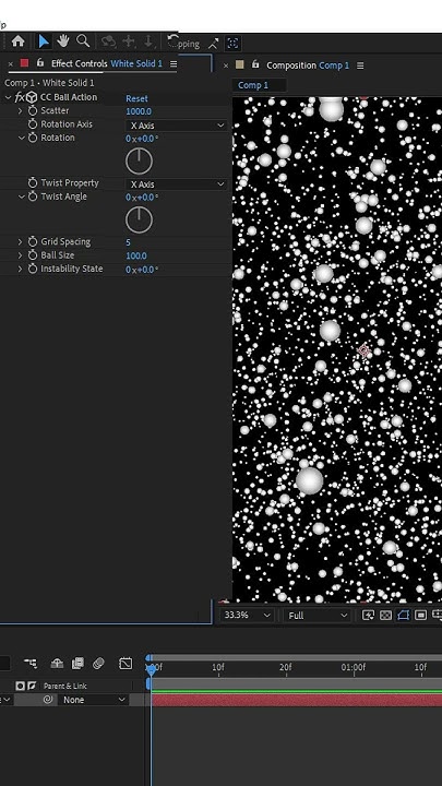 Como crear particulas en after effects - YouTube