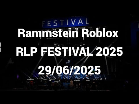 Roblox Live Productions© Rammstein Roblox RLP Festival [Full Concert ...