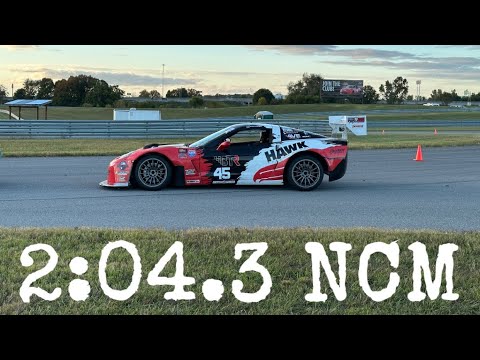 NCM 2:04.3 200 TW lap record SCCA MAX1 class win (turn 14 start/finish ...