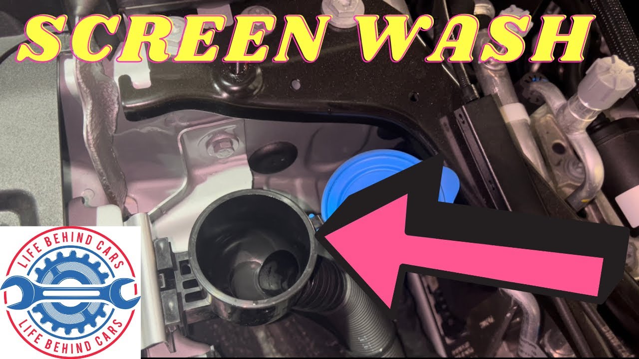 BMW 118 2020 Petrol Screen Wash Bottle Location - YouTube