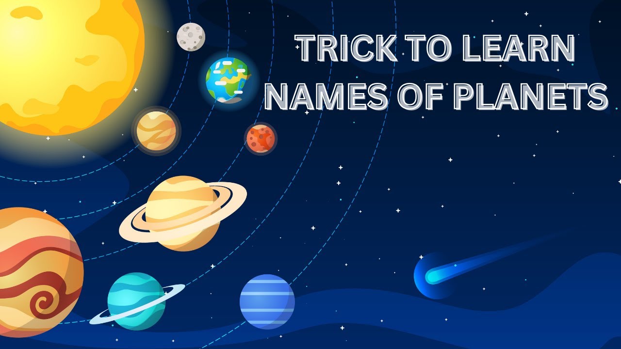 Learn the Solar System Planets with an Easy Trick | Solar system - YouTube