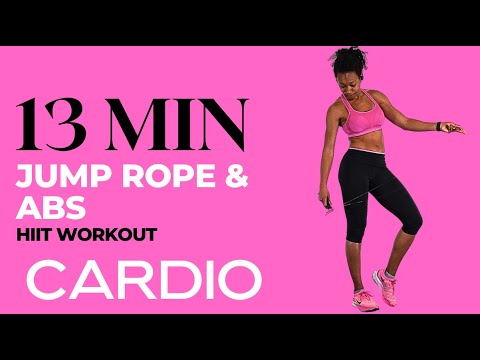 Quick Cardio Jump Rope and Ab HIIT Workout! - YouTube