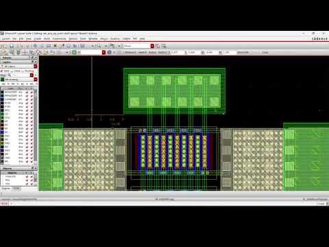 Cadence-15: Layout of MOS || fingers | Multipliers | RFMOS Layout ...