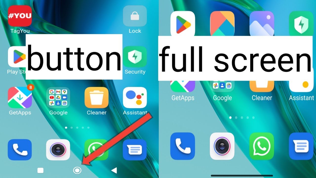 Mi||Redmi phone full screen display kaise kare ||Mi phone button ...