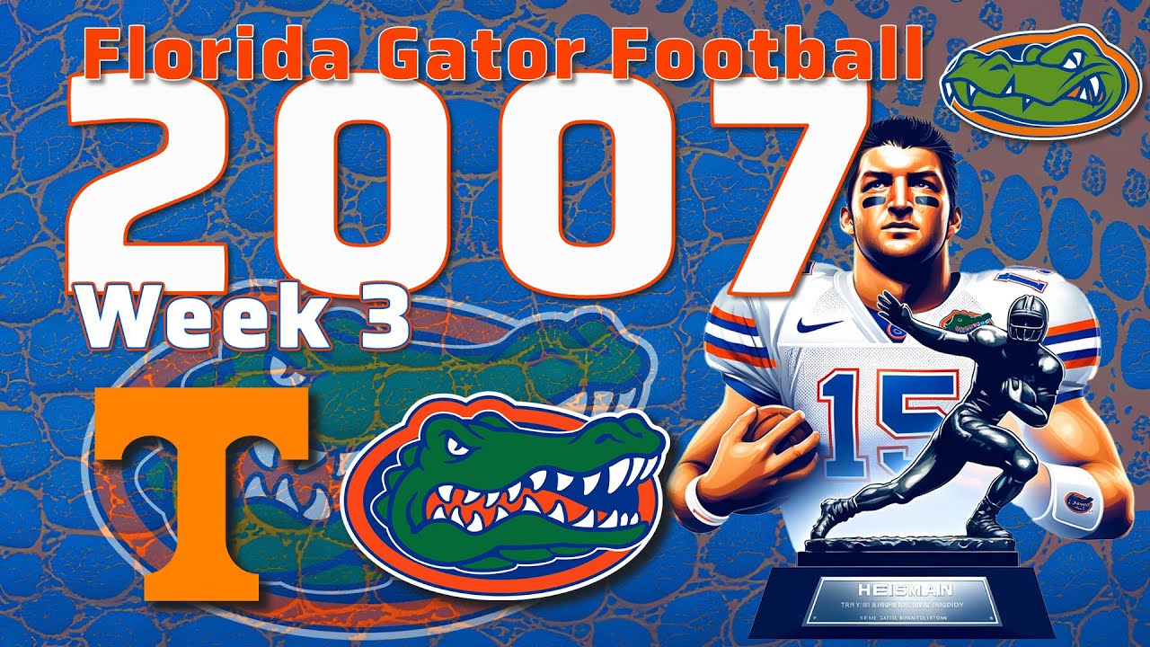 2007 Tennessee vs. The Florida Gators: SEC Rivalry Clash - YouTube